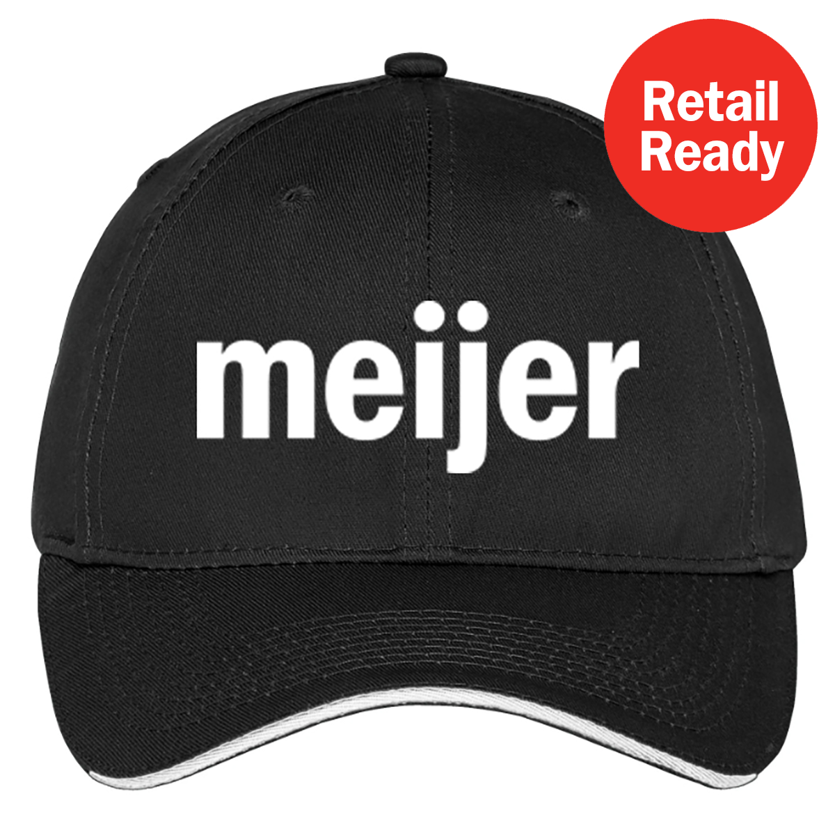 Black Cotton Twill Hat – Meijer Logo Store