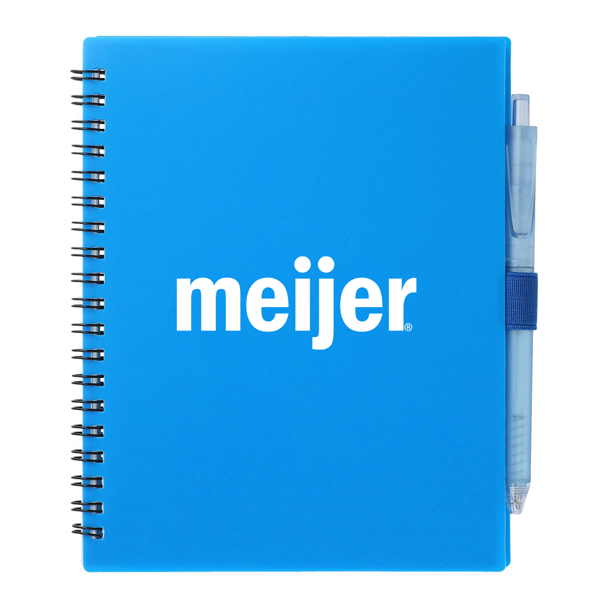 5.5” x 7” Recycled Spiral Notebook w/ Pen – Meijer Logo Store