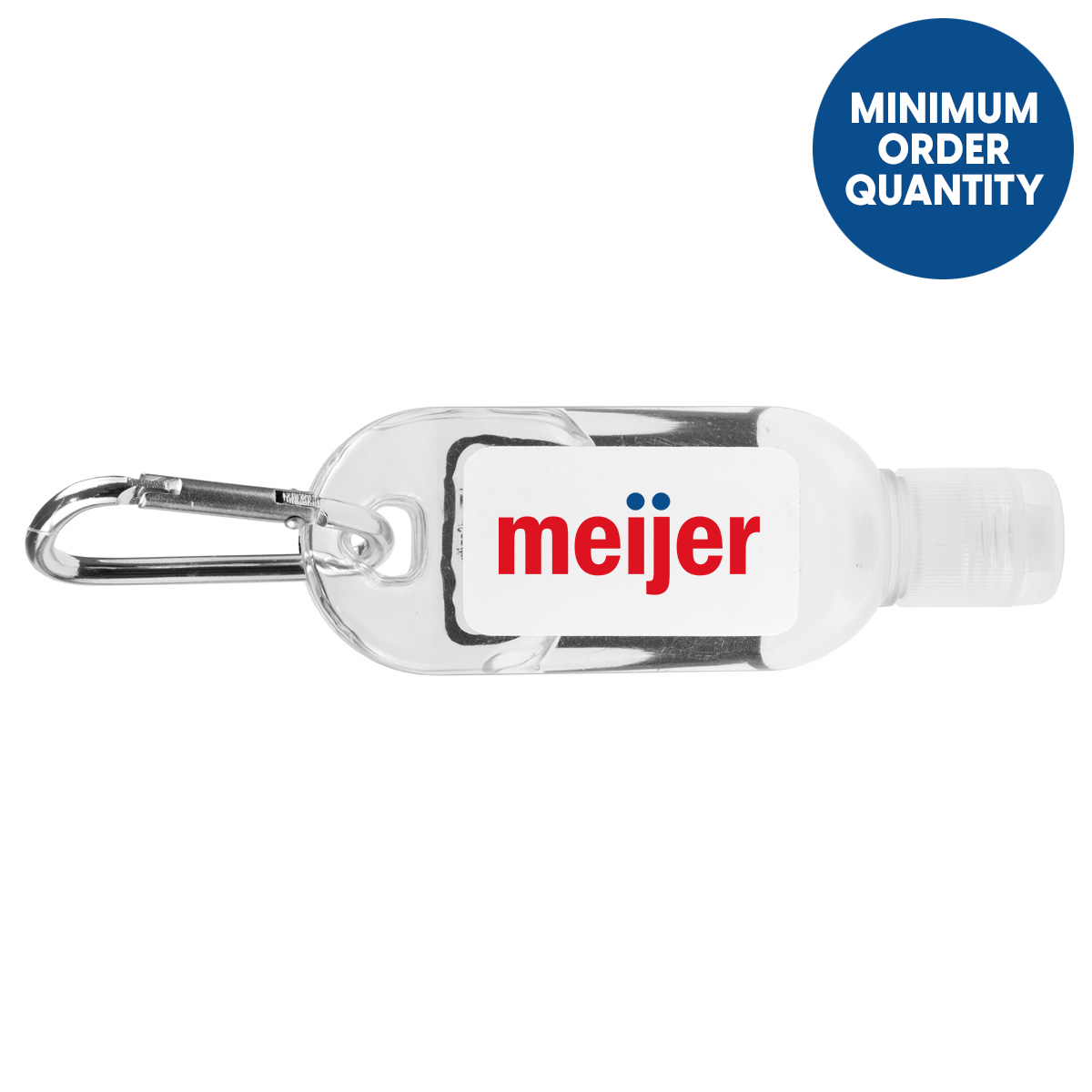 1.8 oz Hand Sanitizer Gel in Flip Top Bottle with Carabiner