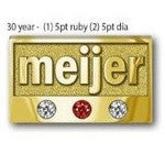 30 Year Lapel Pin – Meijer Logo Store
